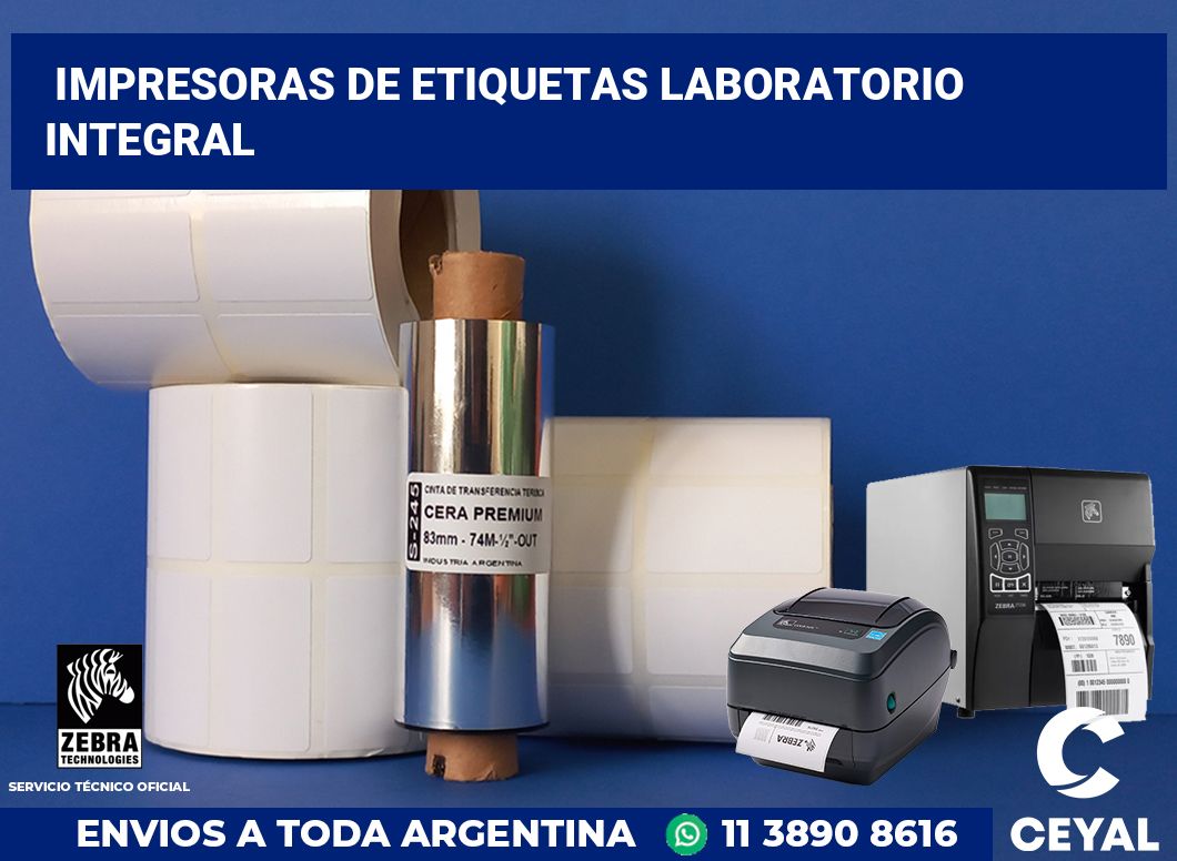 Impresoras de etiquetas Laboratorio integral | Imprimir Zebra con placa ...