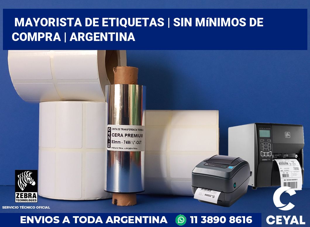 Mayorista de etiquetas | Sin mínimos de compra | Argentina | Imprimir ...