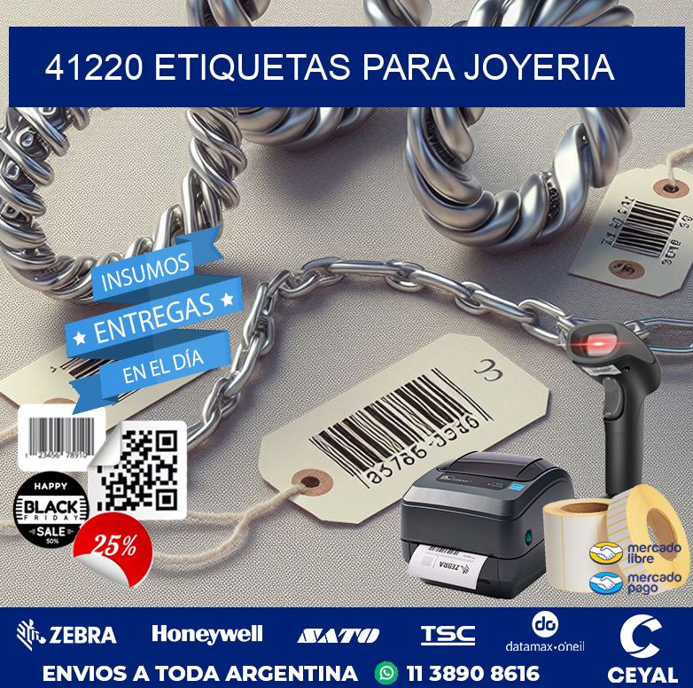 41220 ETIQUETAS PARA JOYERIA | Imprimir Zebra con placa de red (ethernet)