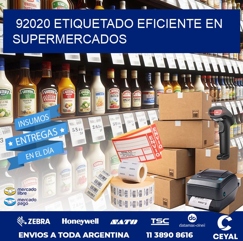 92020 ETIQUETADO EFICIENTE EN SUPERMERCADOS | Imprimir Zebra con placa ...