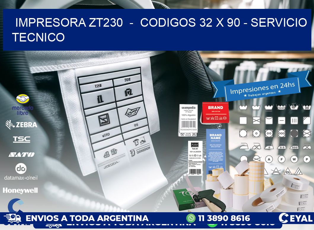 IMPRESORA ZT230 – CODIGOS 32 x 90 – SERVICIO TECNICO | Imprimir Zebra con placa de red (ethernet)