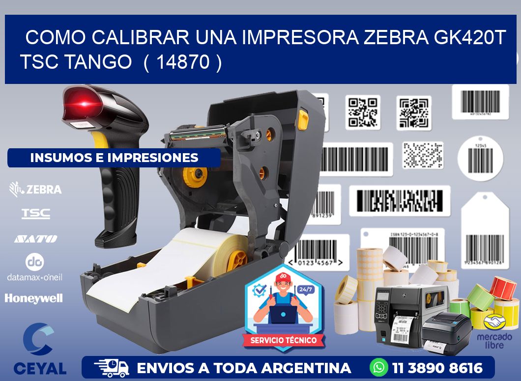 como calibrar una impresora zebra gk420t TSC TANGO ( 14870 ) | Imprimir Zebra con placa de red ...